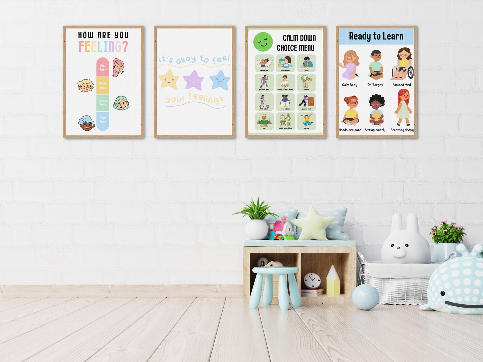 Calming Corner Poster Bundle Instant Download Social - Etsy