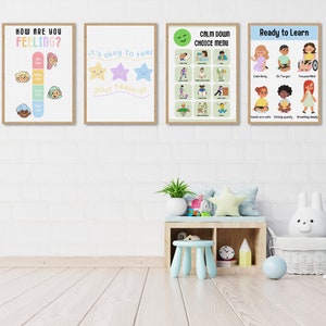 Calming Corner Poster Bundle, Instant Download, Social Emotional ...