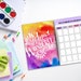 EDITABLE Rainbow Watercolor Teacher Planner Canva Template - Etsy
