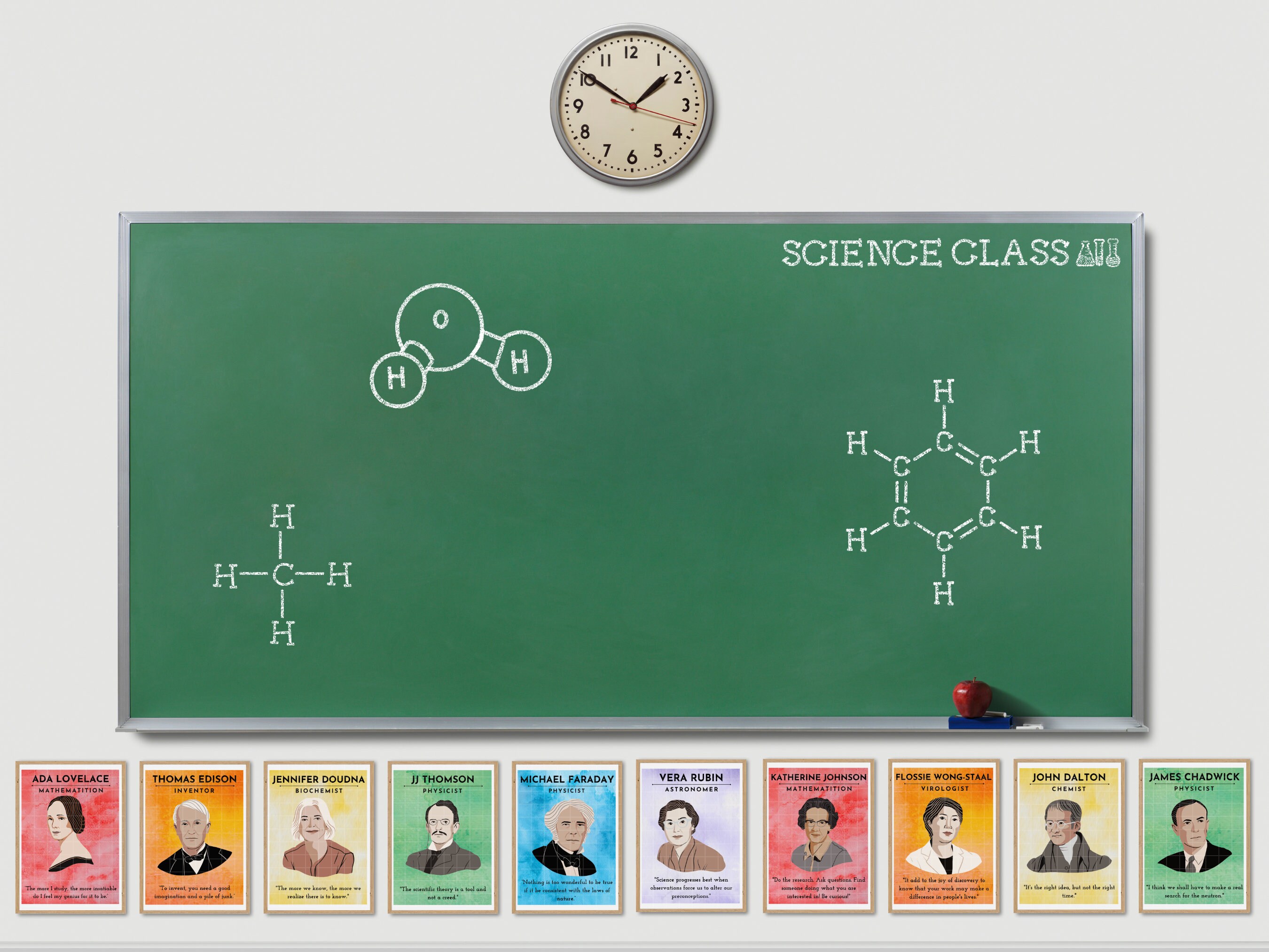 Famous Scientists Posters STEM Classroom Classroom Decor - Etsy UK