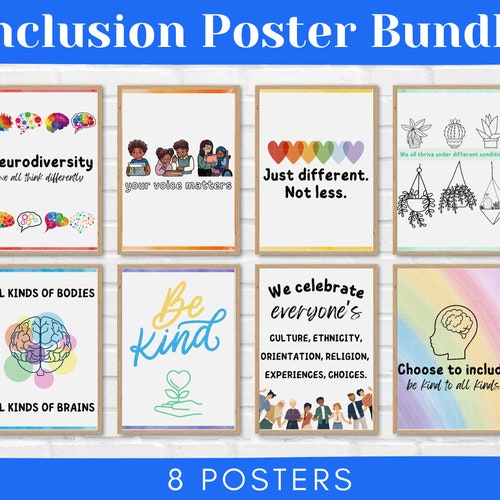 Special Education Classroom Poster Bundle boho Decor - Etsy