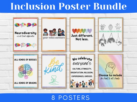 Inclusion Poster Bundle Neurodiversity Special Education - Etsy