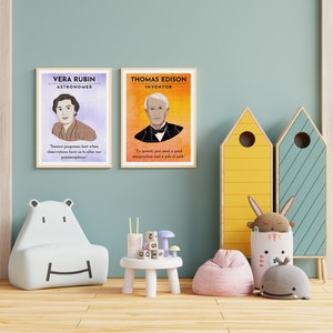 Famous Scientists Posters STEM Classroom Classroom Decor - Etsy