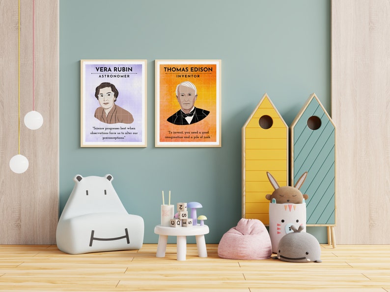 Famous Scientists Posters STEM Classroom Classroom Decor - Etsy