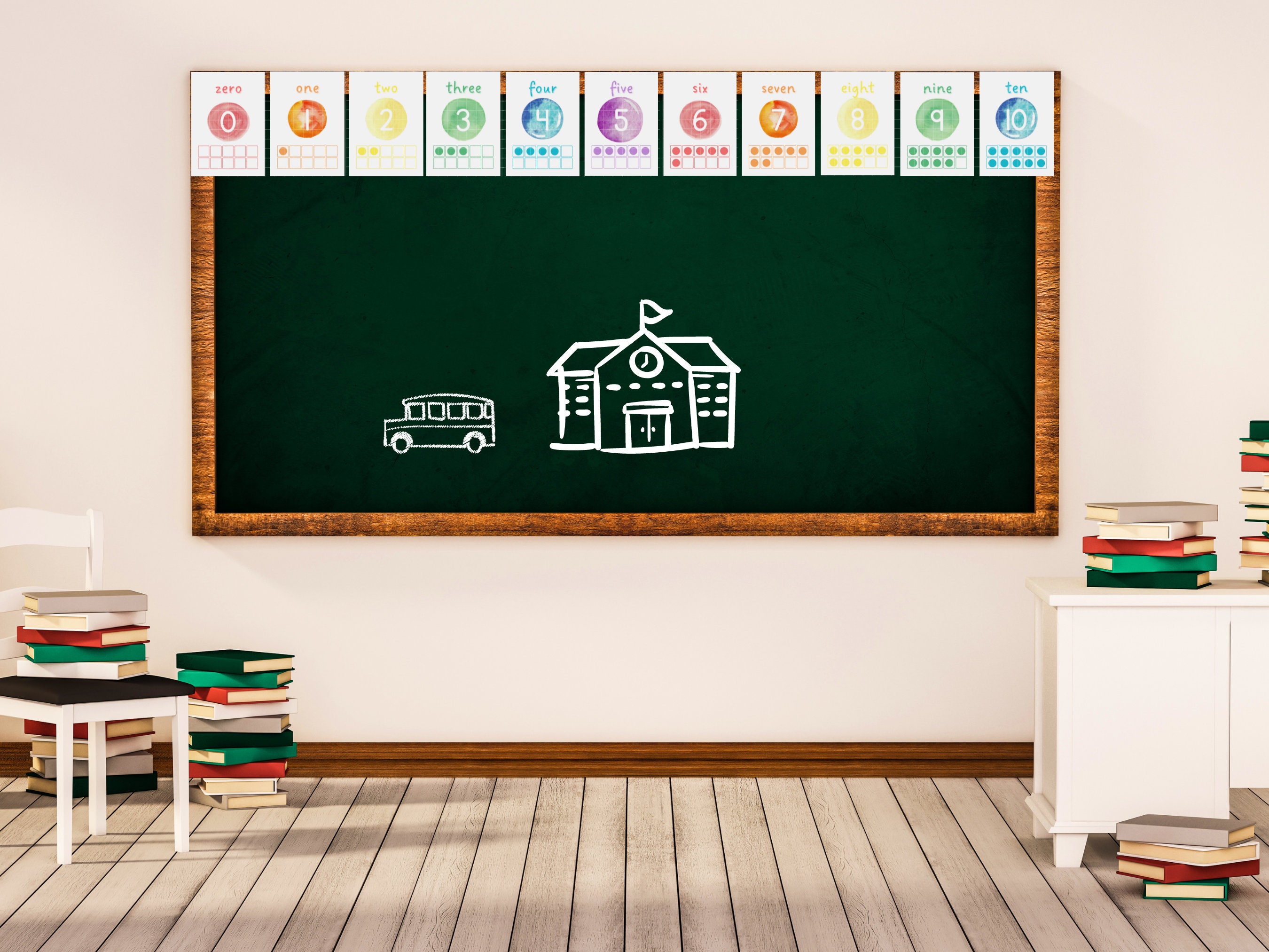 Rainbow Watercolor Theme: Classroom Decor Bundle Editable - Etsy