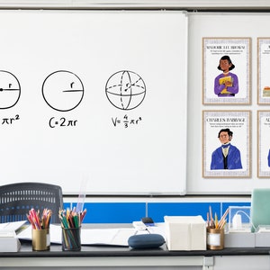 Famous Mathematicians Posters, Classroom Decor, Printable Classroom ...