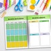 EDITABLE Rainbow Watercolor Teacher Planner Canva Template - Etsy