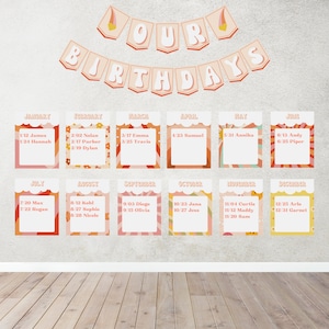 Groovy Retro Theme: Classroom Decor Bundle, Printable and Editable ...