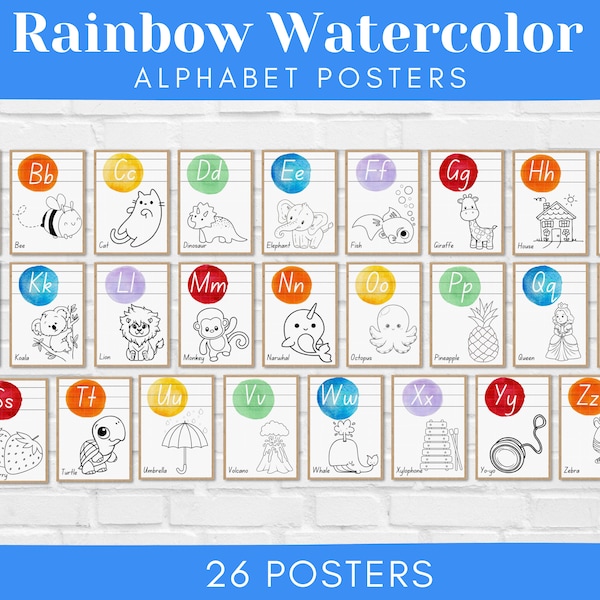 Watercolor Theme - Etsy