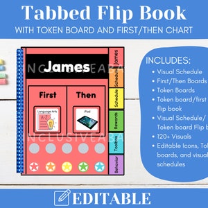 Special Education Tools Bundle, Token Board, Visual Prompts, Visual ...