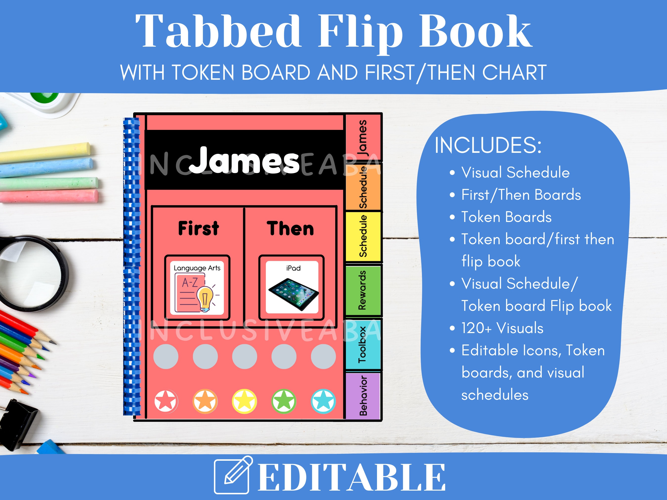 Special Education Tools Bundle Token Board Visual Prompts - Etsy