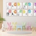 Children's Book Character Gallery Wall Posters, Rainbow Watercolor ...