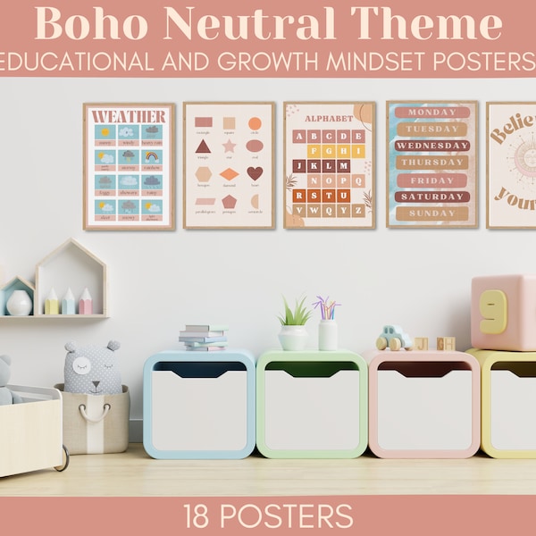 Boho Poster - Etsy