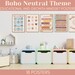 Boho Neutral Theme: Editable Name Tags, Printable Class Decor, Boho ...