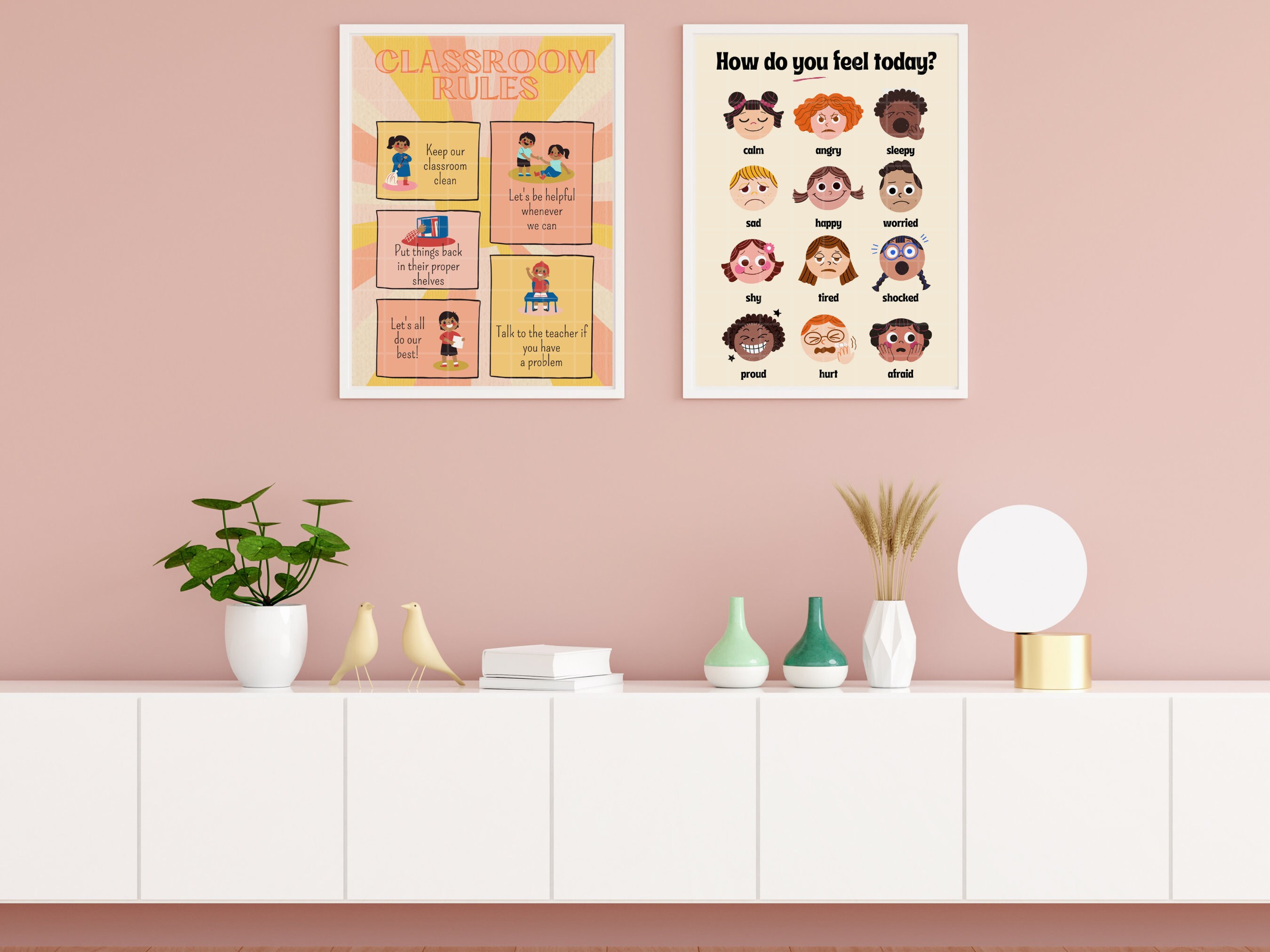 Groovy Retro Theme: Poster Bundle, Printable Classroom Decor, Instant ...