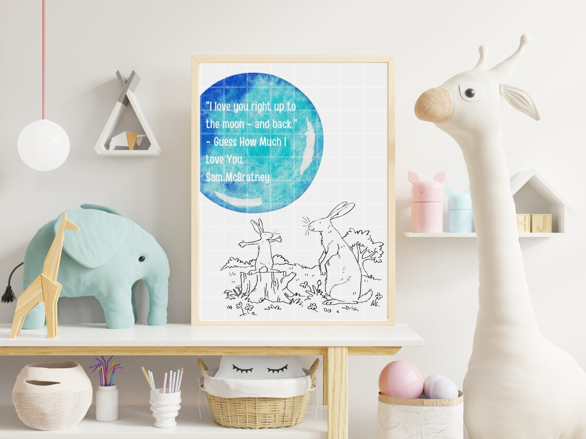 Children's Book Character Gallery Wall Posters Rainbow - Etsy