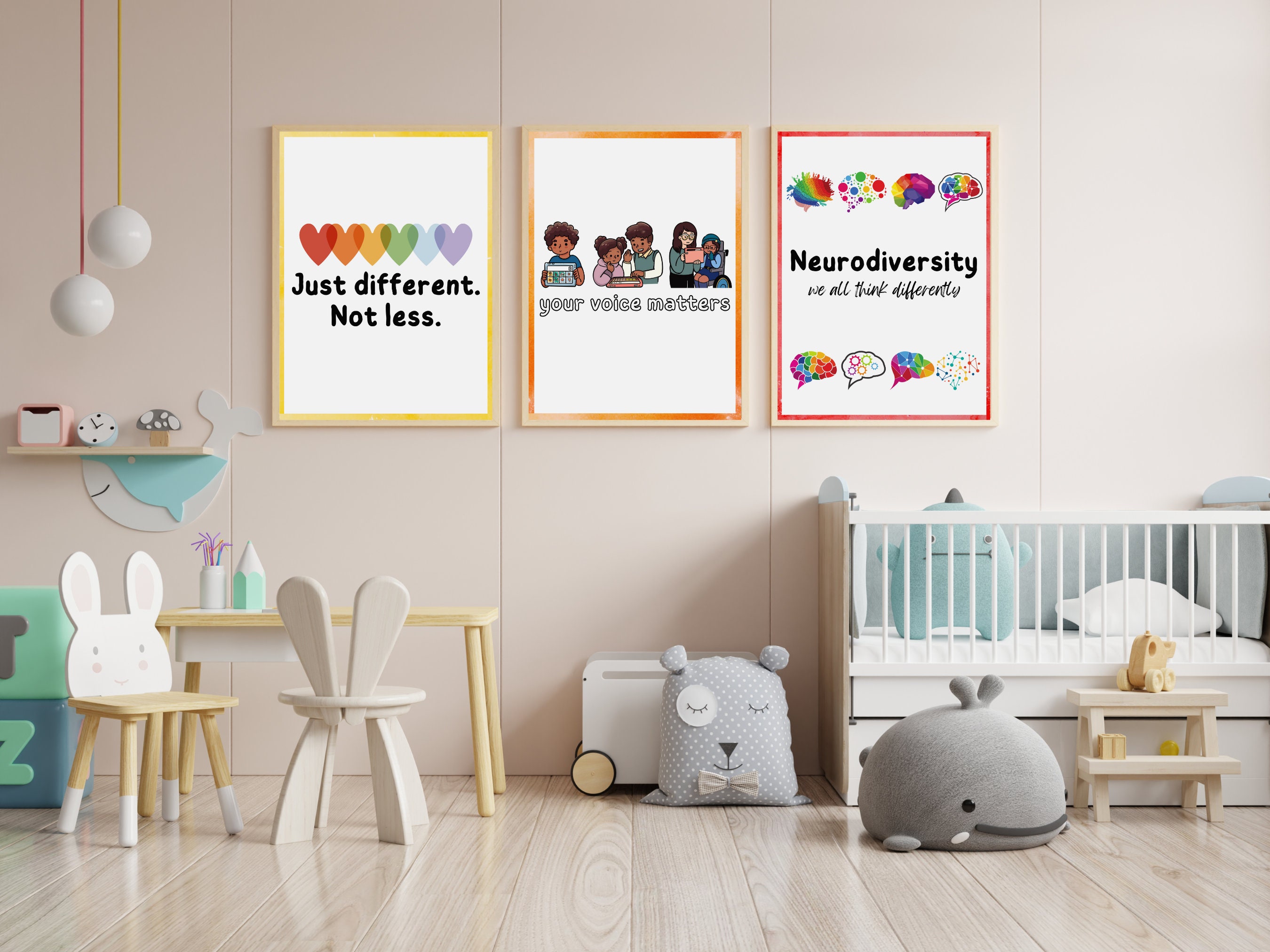 Inclusion Poster Bundle, Neurodiversity, Special Education, Instant ...