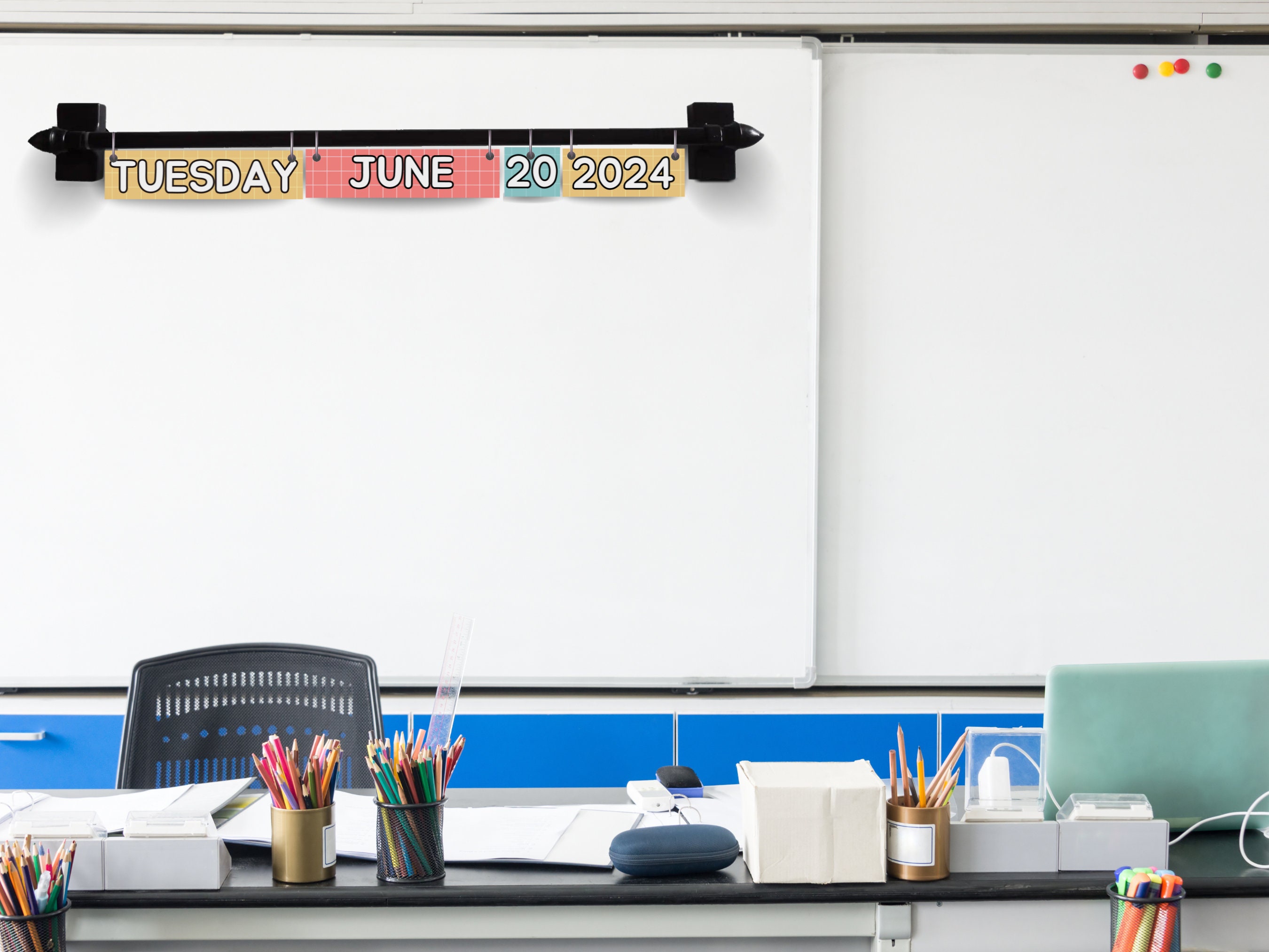 Simple Rainbow Flip Calendar Instant Download Printable - Etsy