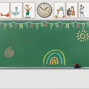 Children's Book Character Gallery Wall Poster Bundle, Printable ...