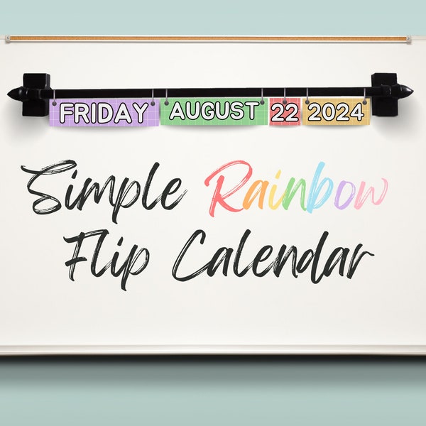 Classroom Calendar Printable - Etsy