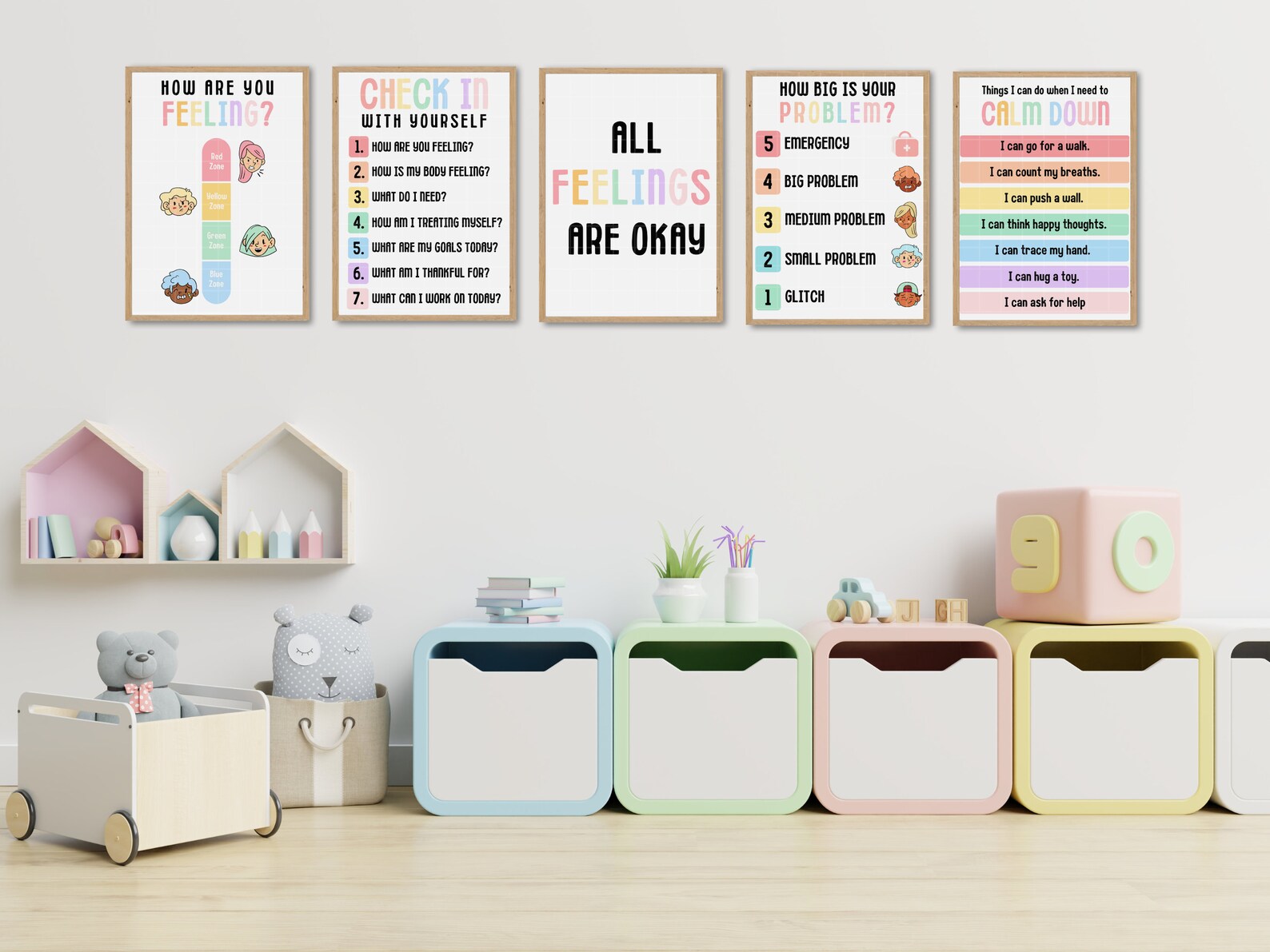 Calming Corner Poster Bundle, Instant Download, Social Emotional ...