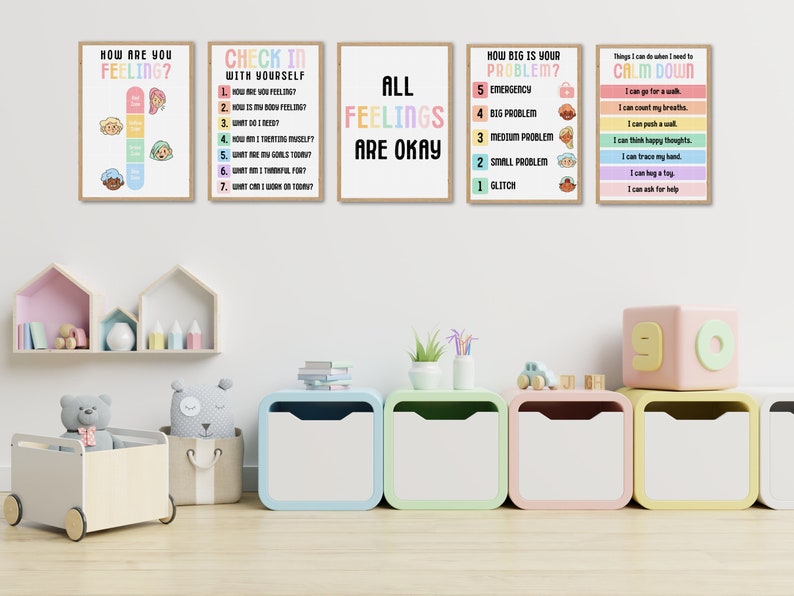 Calming Corner Poster Bundle Instant Download Social - Etsy