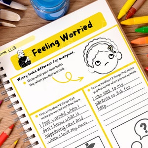 Social Emotional Feelings Worksheet and Activity, Emotional Regulation ...