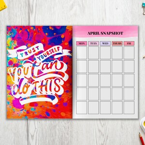 EDITABLE Rainbow Watercolor Teacher Planner, Canva Template, Teacher ...