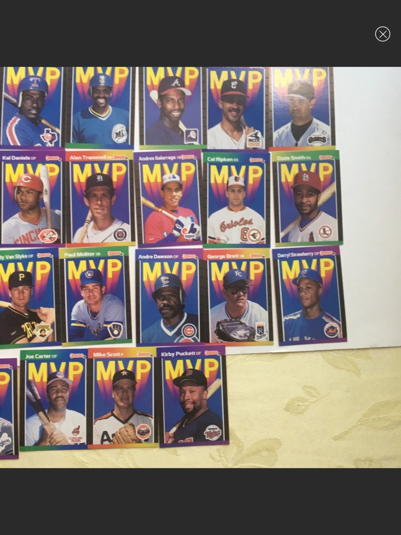 1989 Donruss Special Baseball Cards. Diamond Kings & MVP - Originals - Etsy