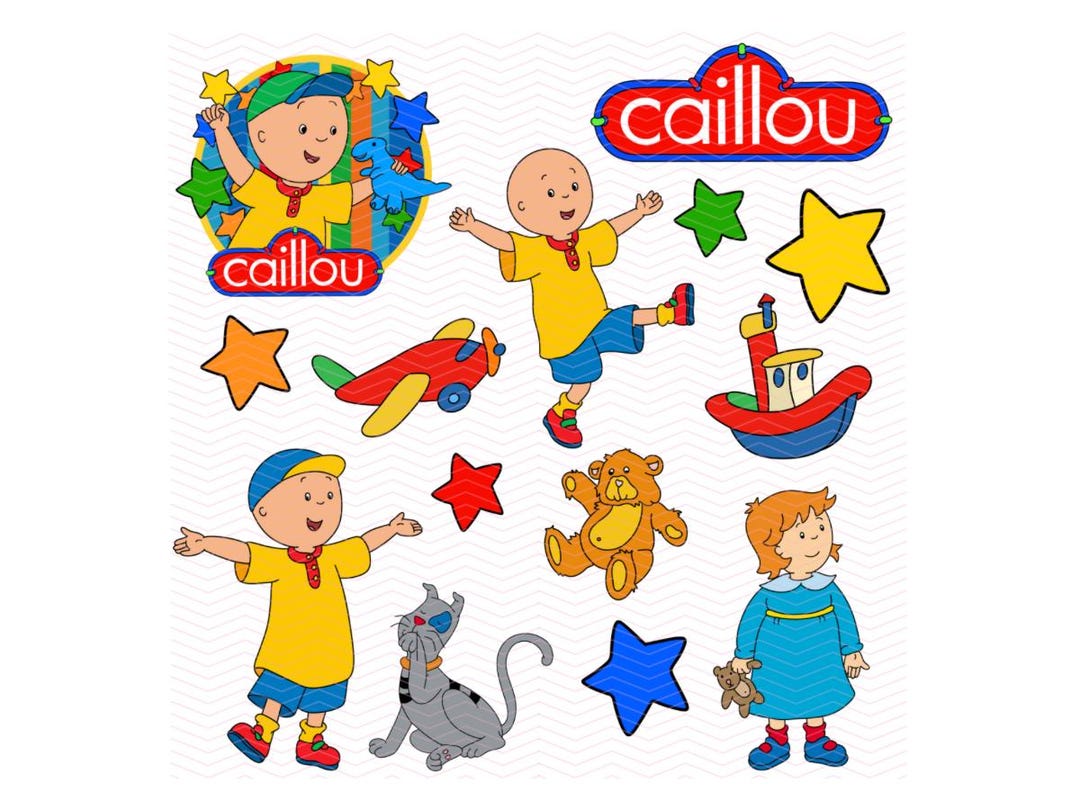 Caillou PNG Bundle - Etsy