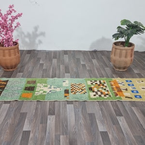 Green Runner Rugs-custom Runner Rug-handwoven Runner Rug-berber Green ...