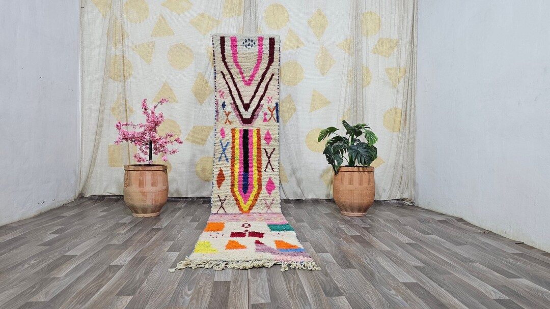 Unique Multicolored Rug Hallway Runner custom Rug Runner ,runner Rug ...