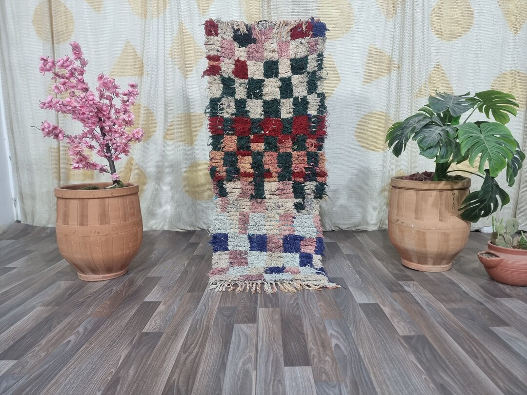 Long Narrow Rug Runner, Moroccan Rug Runner, Bohemian Runner Rug ...