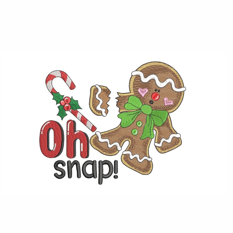 Gingerbread Applique - Etsy