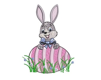 Easter Bunny Embroidery Design, 4 Sizes, Instant Download - Etsy