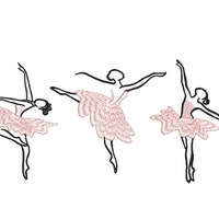 Dance Embroidery Design, 4 Sizes, Instant Download - Etsy