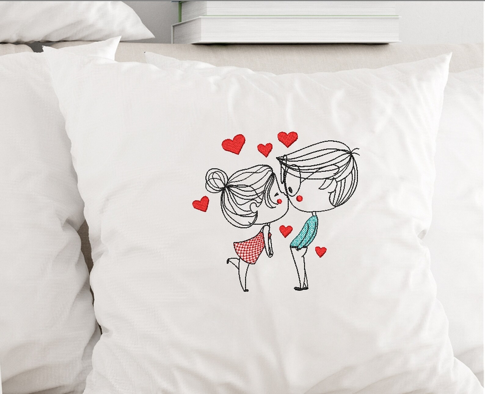 Baby Kiss Machine Embroidery Design , 5 Sizes. - Etsy