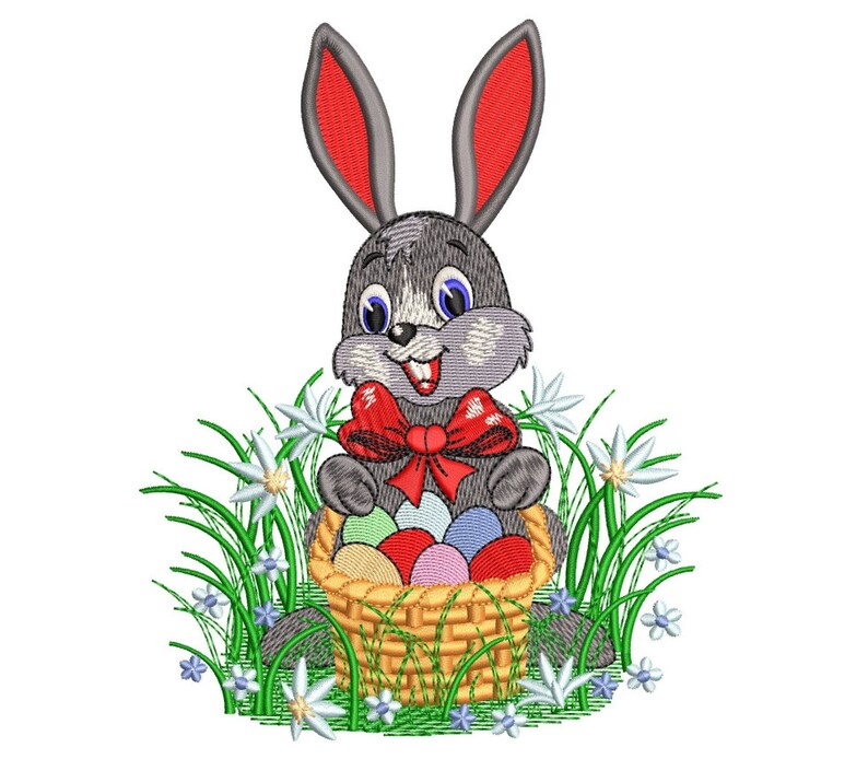 Easter Bunny Embroidery Designs, 4 Sizes. - Etsy