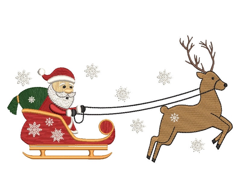 Christmas Santa Claus Sleigh
