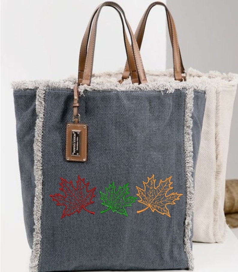 Maple Leaf Embroidery Design. - Etsy