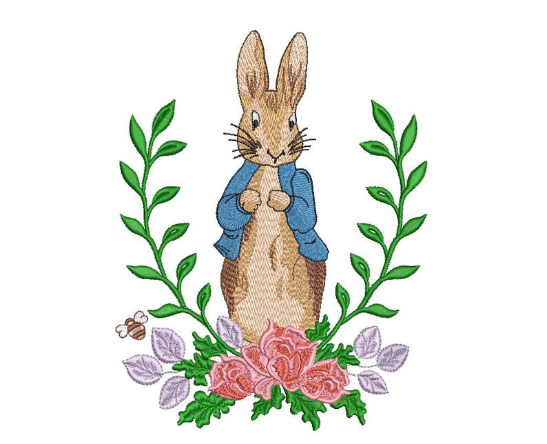 Peter Rabbit Embroidery Design Hare Embroidery 4 Sizes. - Etsy