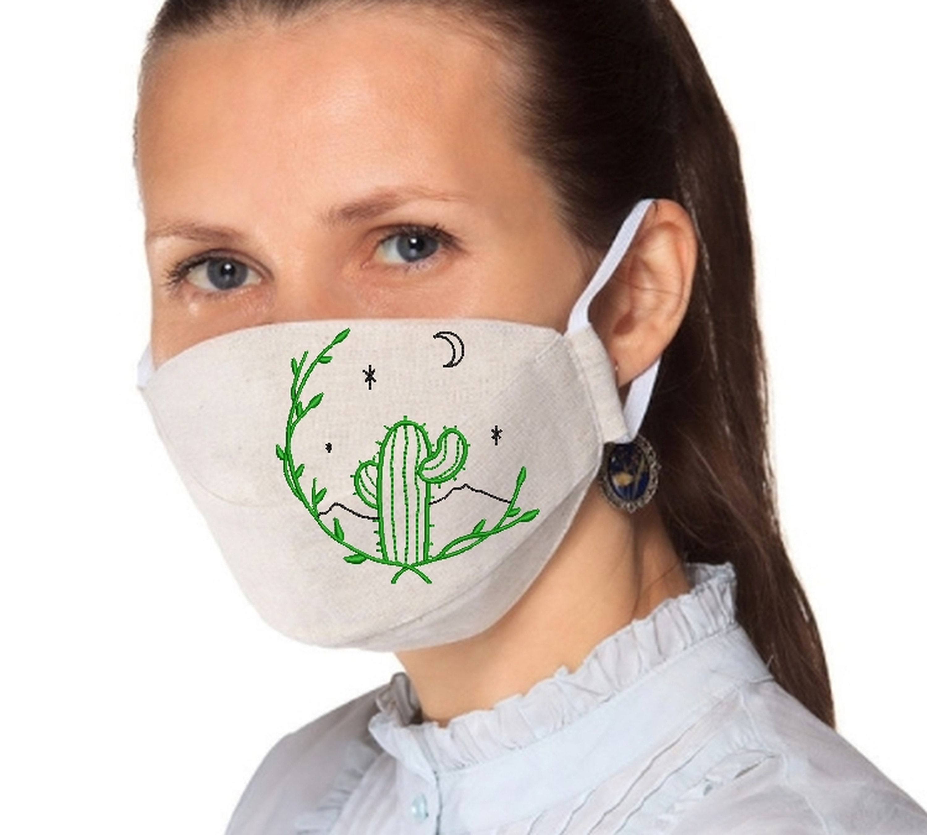 Cactus Embroidery Designmachine Embroidery Design Floral - Etsy