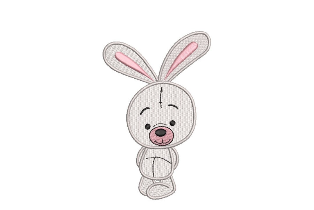 Bunny Embroidery Design. - Etsy