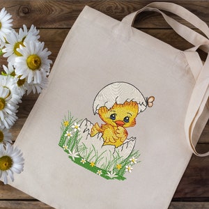 Easter Chick Machine Embroidery Design, Spring Embroidery, 4 Sizes ...