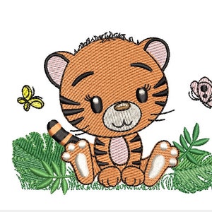 Tiger сub Embroidery Design, 4 Sizes, Instant Download. - Etsy