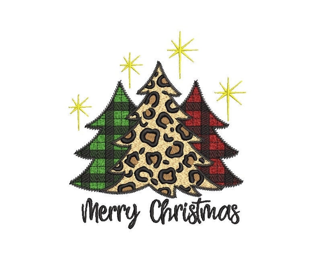 Christmas Tree Design , 4 Sizes, Instant Download. - Etsy