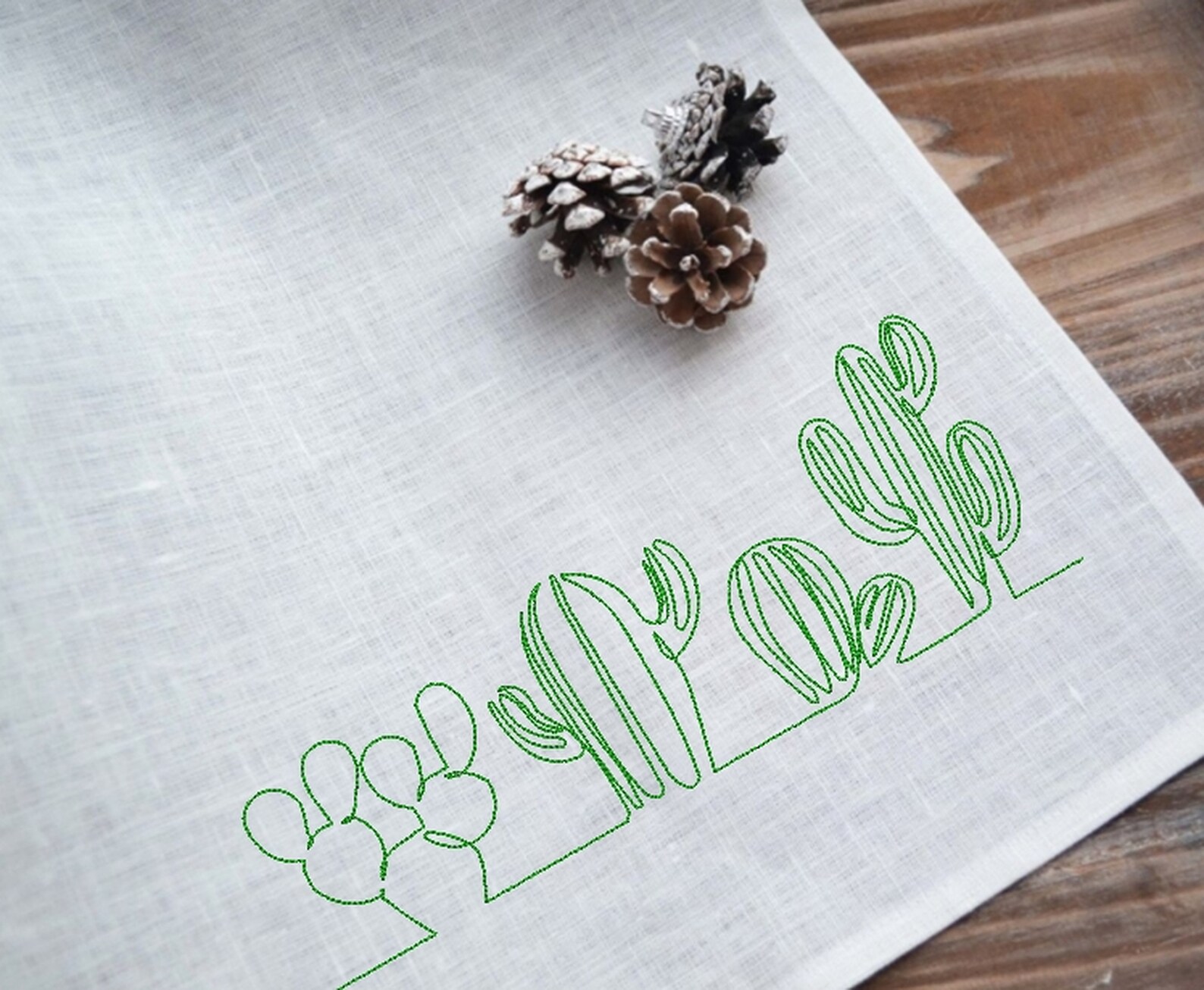 Cactus Machine Embroidery Design 4 Sizes - Etsy