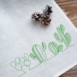 Cactus Machine Embroidery Design, 4 Sizes - Etsy