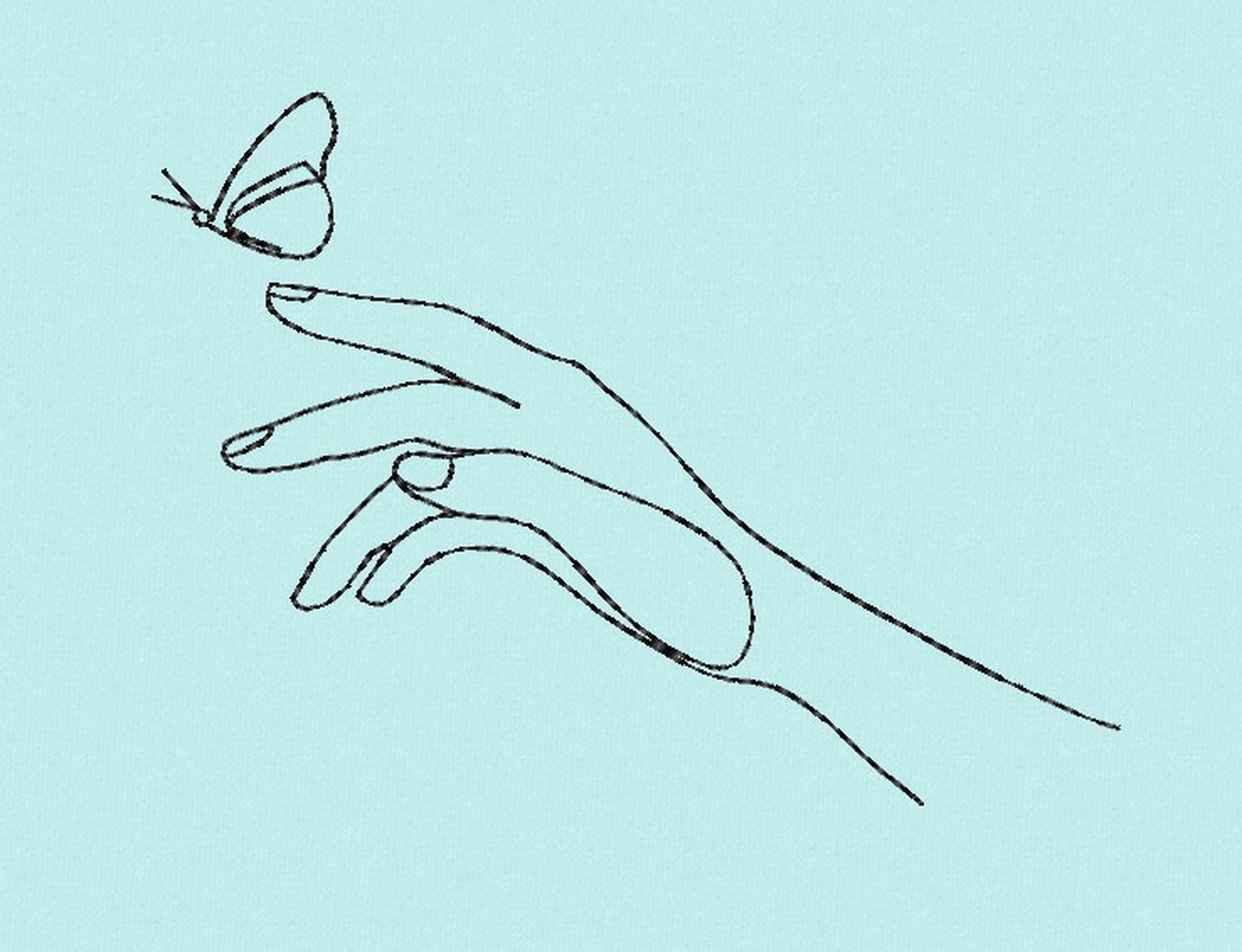 Butterfly and Hand Embroidery Design 4 Sizes. - Etsy