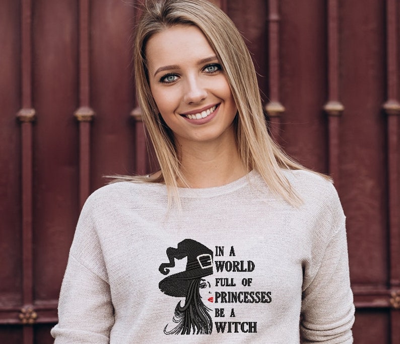 In a World Full Princesses Be a Witch Halloween Witch - Etsy